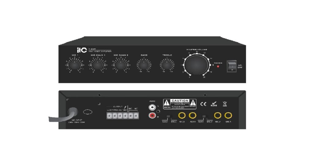 ITC MIXER AMPLIFIER-PHONE JACK MIC INPUT (T-35M) – CCTVPinoy Co.