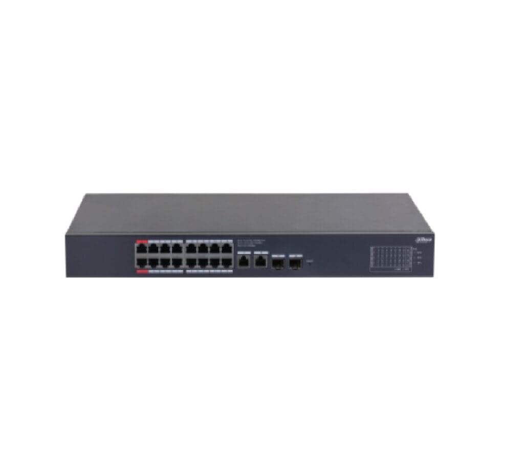DAHUA 20-PORT CLOUD MANAGED DESKTOP GIGABIT SWITCH WITH 16-PORT POE (DH ...